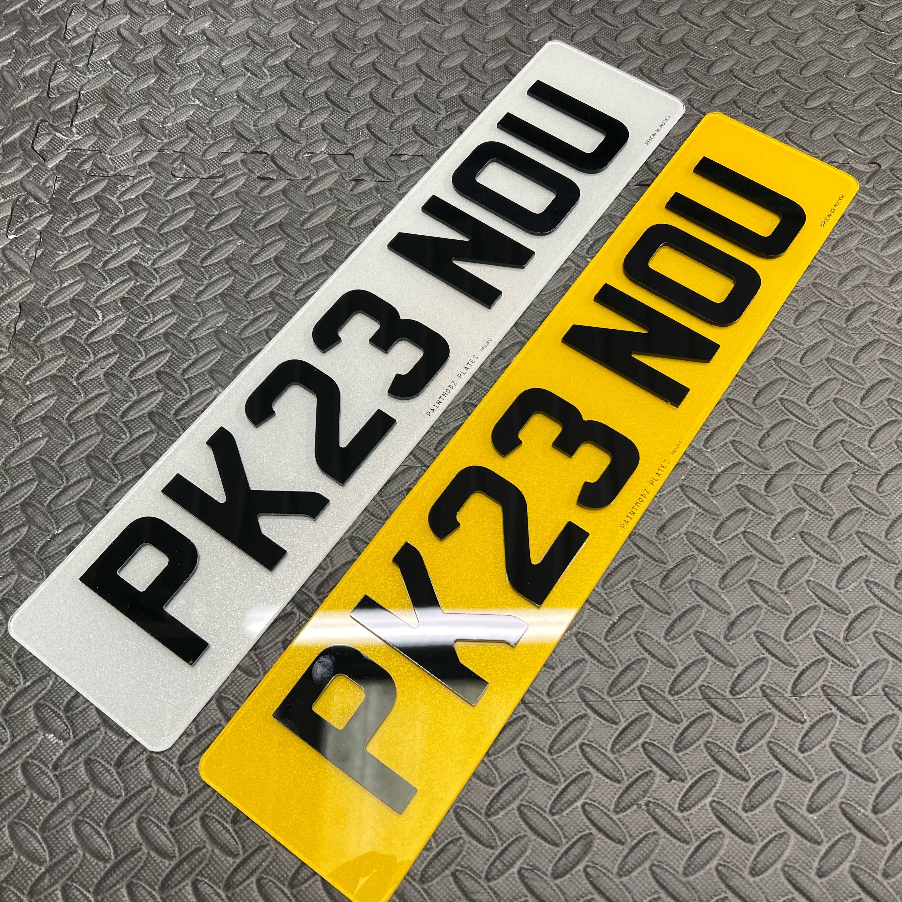 Acrylic number plates store