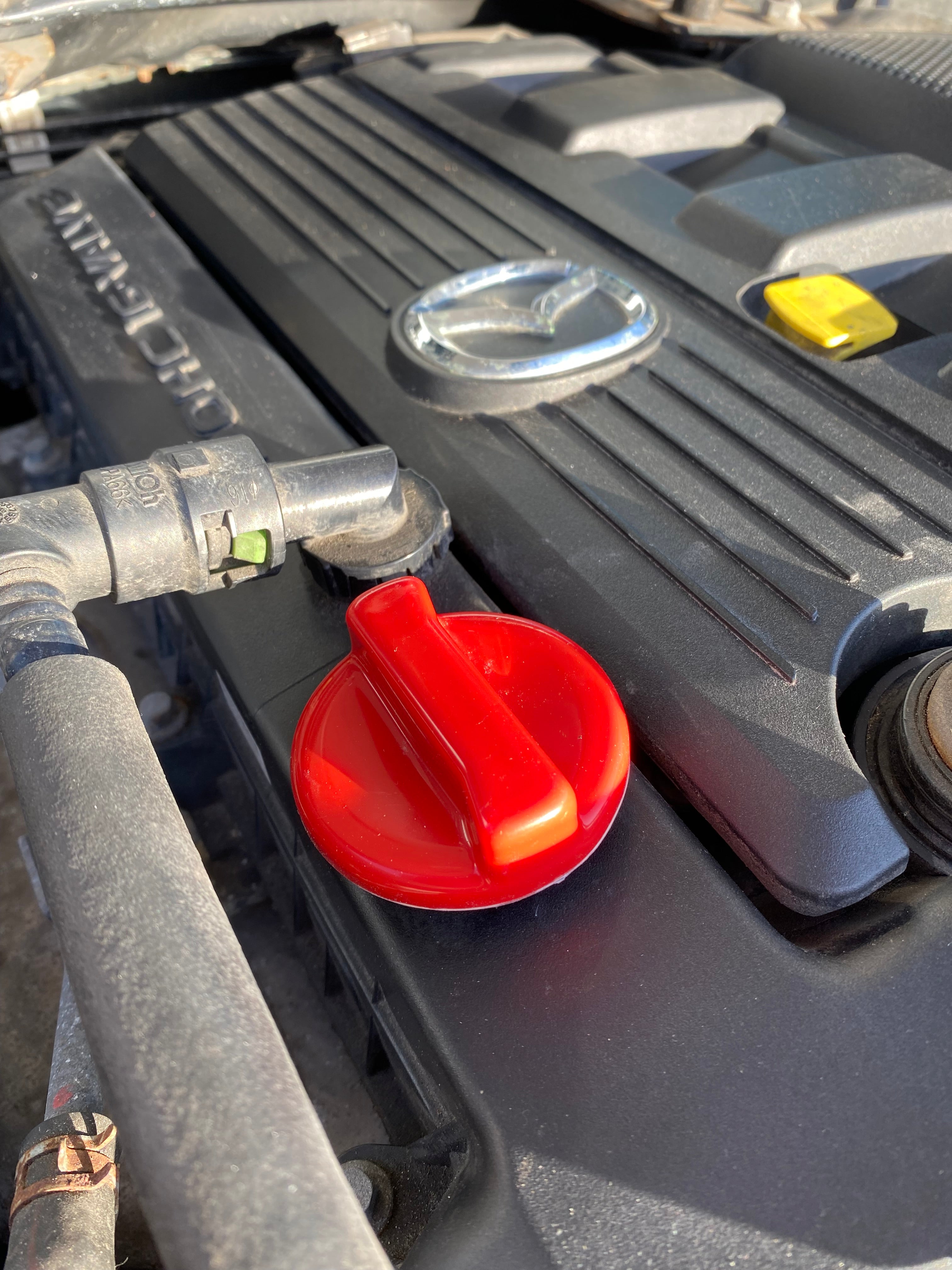 Proform Petrol Engine Oil Cap Cover - Mazda MX5/Miata Mk3/3.5/NC (Plas